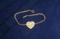 China ODM Plain 925 Sterling Silver Bracelet Bangle Love Heart Charm for sale