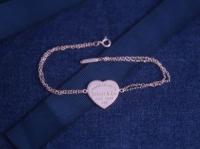 China ODM Plain 925 Sterling Silver Bracelet Bangle Love Heart Charm for sale