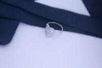 China Tarnish Free 925 Sterling Silver Rings Jewelry Stamped Rhodium Plating for sale