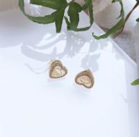 China Heart Stud 925 Sterling Silver Hypoallergenic Silver Drop Cubic Zirconia Earrings for sale