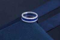 China Ladies Engagement 925 Silver Cubic Zirconia CZ Ring Jewelry 5A Zircon for sale