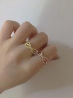 China 18K Gold Plated 925 Sterling Silver Rings Cubic Zirconia Paved Diamond OEM for sale