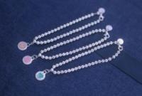 China Girlfriend S925 Love Heart Tag Bead Bracelet Jewellery Custom for sale