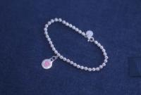 China Girlfriend S925 Love Heart Tag Bead Bracelet Jewellery Custom for sale