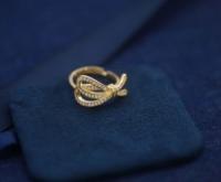China Bow Knot 925 Sterling Silver Rings Adjustable For Women 2mm-10mm for sale