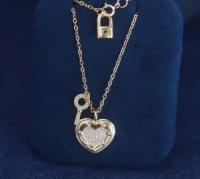 China Personalized Charms Key Lock Heart Padlock Bracelet Gold Qixi Gift for sale