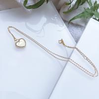 China 18 Inch Sterling Silver Heart Pendant Necklace Rhodium Plating for sale