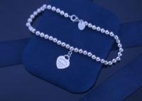 China OEM 2.5inch Heart Bangle Bracelet Sterling Silver 925 For Women Unisex for sale