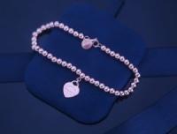 China OEM 2.5inch Heart Bangle Bracelet Sterling Silver 925 For Women Unisex for sale