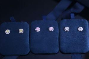 China Women Stamped Diamond 925 Sterling Earrings Stud Zirconia Jewellery for sale