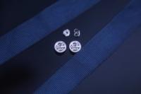 China Women Stamped Diamond 925 Sterling Earrings Stud Zirconia Jewellery for sale