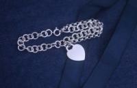 China CZ Cubic Zirconia Sterling Silver Custom Jewelry Double Layer Women Bracelet for sale