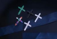 China ODM 925 Sterling Silver Neckalce Diamond Cross Pendant Jewelry for sale
