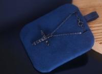 China ODM 925 Sterling Silver Neckalce Diamond Cross Pendant Jewelry for sale