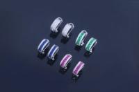 China Colorful Zircon Post genuine Silver 925 Sterling Earrings Stud For Women Girl for sale
