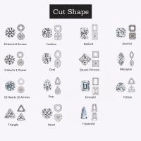 China Round Brilliant Cut Silicon Carbide Light Blue Moissanite Lab Created 8mm for sale