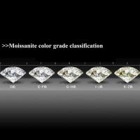 China VVS1 Green Loose Moissanite Gemstones Solitaire Pear Shaped custom for sale