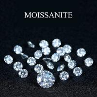 China Coloured Blue Lab Created Loose Moissanite Gemstones Diamonds 3mm for sale