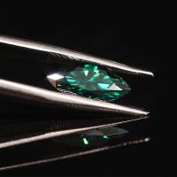 China Primary Green VVS1 Loose Moissanite Stone Marquise Brilliant Cut 1 Ct for sale