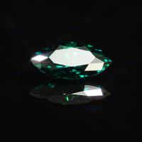 China VVS1 Green Loose Moissanite Gemstones Solitaire Pear Shaped custom for sale