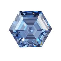 China Hexagon Cut Sapphire Grey Loose Moissanite Gemstones Diamond Jewelry for sale