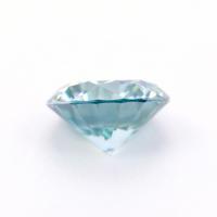 China Round Brilliant Cut Silicon Carbide Light Blue Moissanite Lab Created 8mm for sale