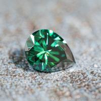 China Pear Emerald Cut 2 Carat Moissanite Loose Stone Gem VVS Clarity 1.5mm-10mm for sale