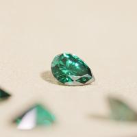 China Pear Emerald Cut 2 Carat Moissanite Loose Stone Gem VVS Clarity 1.5mm-10mm for sale