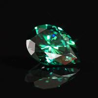 China Pear Emerald Cut 2 Carat Moissanite Loose Stone Gem VVS Clarity 1.5mm-10mm for sale
