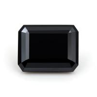 China Black Emerald Cut Moissanite Loose Stone Diamond 2 Carat for sale