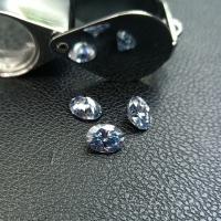 China Blue Champagne 5mm 2 ct Loose Moissanite Gemstones Jewelry Accessories for sale