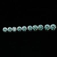 China Lab Created Green Loose Moissanite Gemstones Emerald Cut OEM for sale