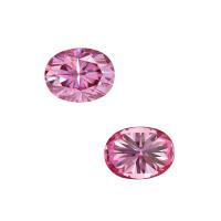 China Labs Heart Barely Pink Loose Moissanite Gemstones 1 Carat 6mm for sale