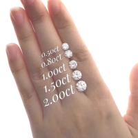 China D IF VVS2 VS1 Synthetic 1 Carat Diamond Lab Grown Man Made 1ct for sale