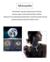 China 18K Silver Prong 0.5ct Diamond Moissanite Jewelry Customized For Wedding Engagement for sale