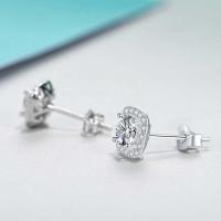 China Women Moissanite Hip Hop Jewelry Stud Earring Hip Hop 1 Ct Customized for sale