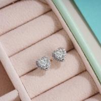 China Classic Heart Cut 0.5ct 2ct Moissanite Earrings Hip Hop Jewelry for sale