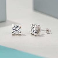 China D Color Gold Moissanite Jewelry Hip Hop Diamond Earrings Engagement Jewelry for sale