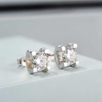 China D Color Gold Moissanite Jewelry Hip Hop Diamond Earrings Engagement Jewelry for sale