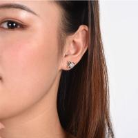 China D Color Gold Moissanite Jewelry Hip Hop Diamond Earrings Engagement Jewelry for sale