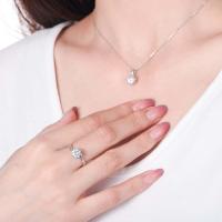 China D VSS1 Moissanite Jewelry 925 Sterling Silver 0.5/1/2/3 Carat Diamond for sale