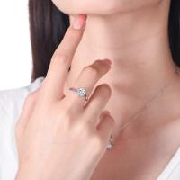 China D VSS1 Moissanite Jewelry 925 Sterling Silver 0.5/1/2/3 Carat Diamond for sale