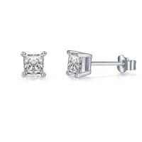 China VVS Diamond 1 Carat Moissanite Earrings 14k Gold Engagement Jewelry Gift for sale