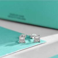 China VVS Diamond 1 Carat Moissanite Earrings 14k Gold Engagement Jewelry Gift for sale