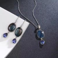 China Leaves Heart 925 Sterling Silver Opal Infinity Love Paw Necklace Kyanite Stone Pendant for sale