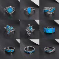 China Engagement Wedding Stone Sterling Opal Jewelry Rings White Gold Plated for sale