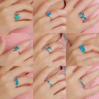 China Engagement Wedding Stone Sterling Opal Jewelry Rings White Gold Plated for sale