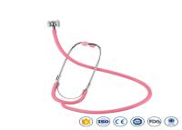 China Professional manufacture high quality lightweight medical zinc alloy baby children stethoscopes ,pediatric dual head ste for sale