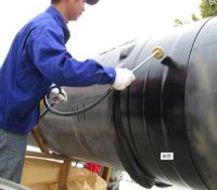 China Open-type Heat Shrinkable Sleeves With Closure Patch For Pipe Joint Coating for sale