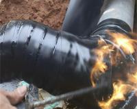 China Open-type Heat Shrinkable Sleeves With Closure Patch For Pipe Joint Coating for sale